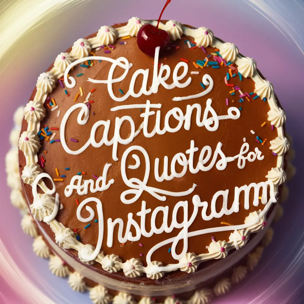405 Cake Captions And Quotes For Instagram